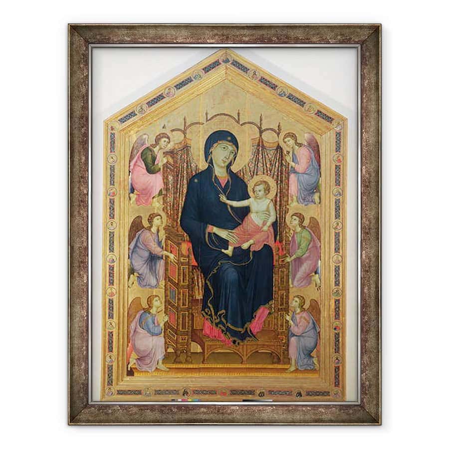Tablou inramat - Duccio di Buoninsegna - Madonna si Pruncul Rucellai ...