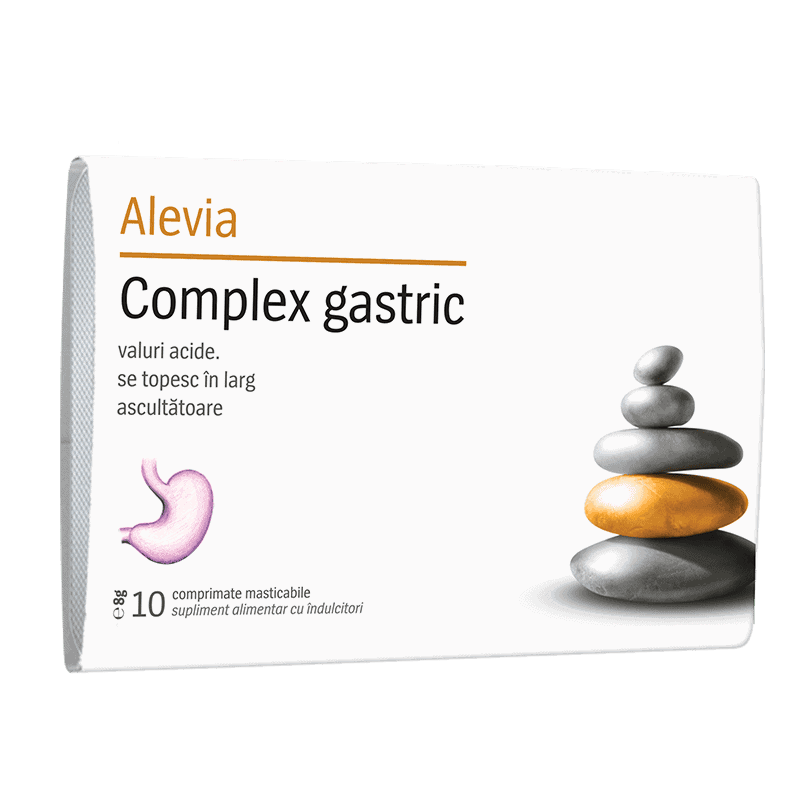 Complex Gastric 10 comprimate masticabile Alevia - Roveli.ro
