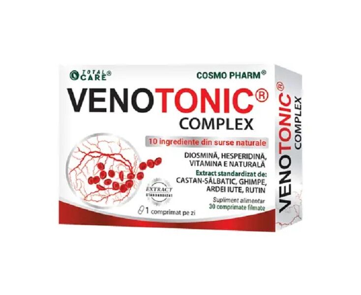 Venotonic Complex 30 comprimate CosmoPharm - Roveli.ro